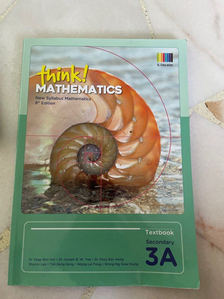 think! Mathematics 3A textbook, Hobbies & Toys, Books & Magazines ...