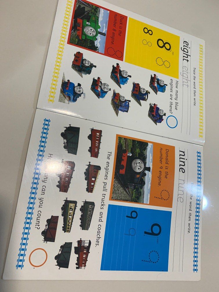 thomas the train write and wipe, Hobbies & Toys, Books & Magazines ...