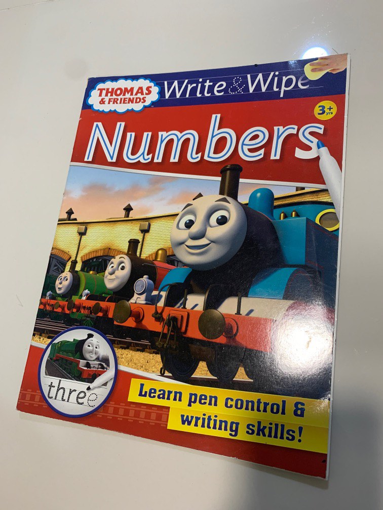 thomas the train write and wipe, Hobbies & Toys, Books & Magazines ...