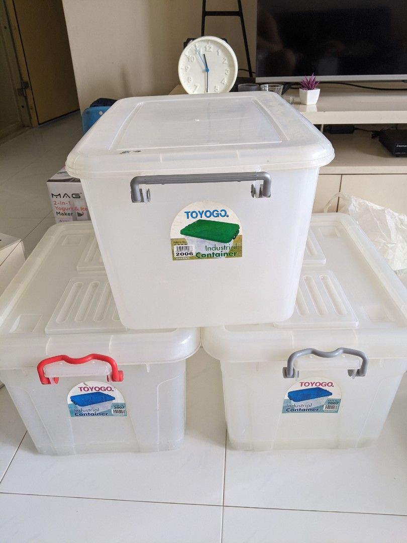 Toyogo Storage Box x 3, Everything Else on Carousell