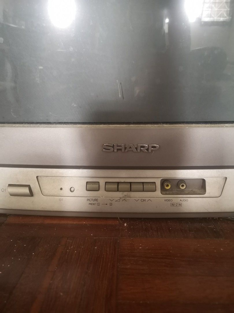 TV lama Sharp Old TV 15inch", TV & Home Appliances, TV & Entertainment ...
