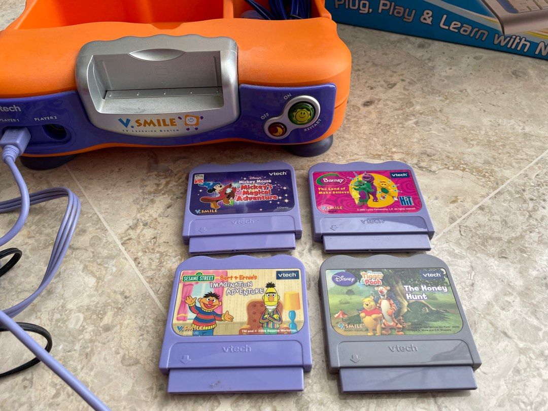 FREE!! Two educational videogame console VTech bundle: Nitro Vision + V ...
