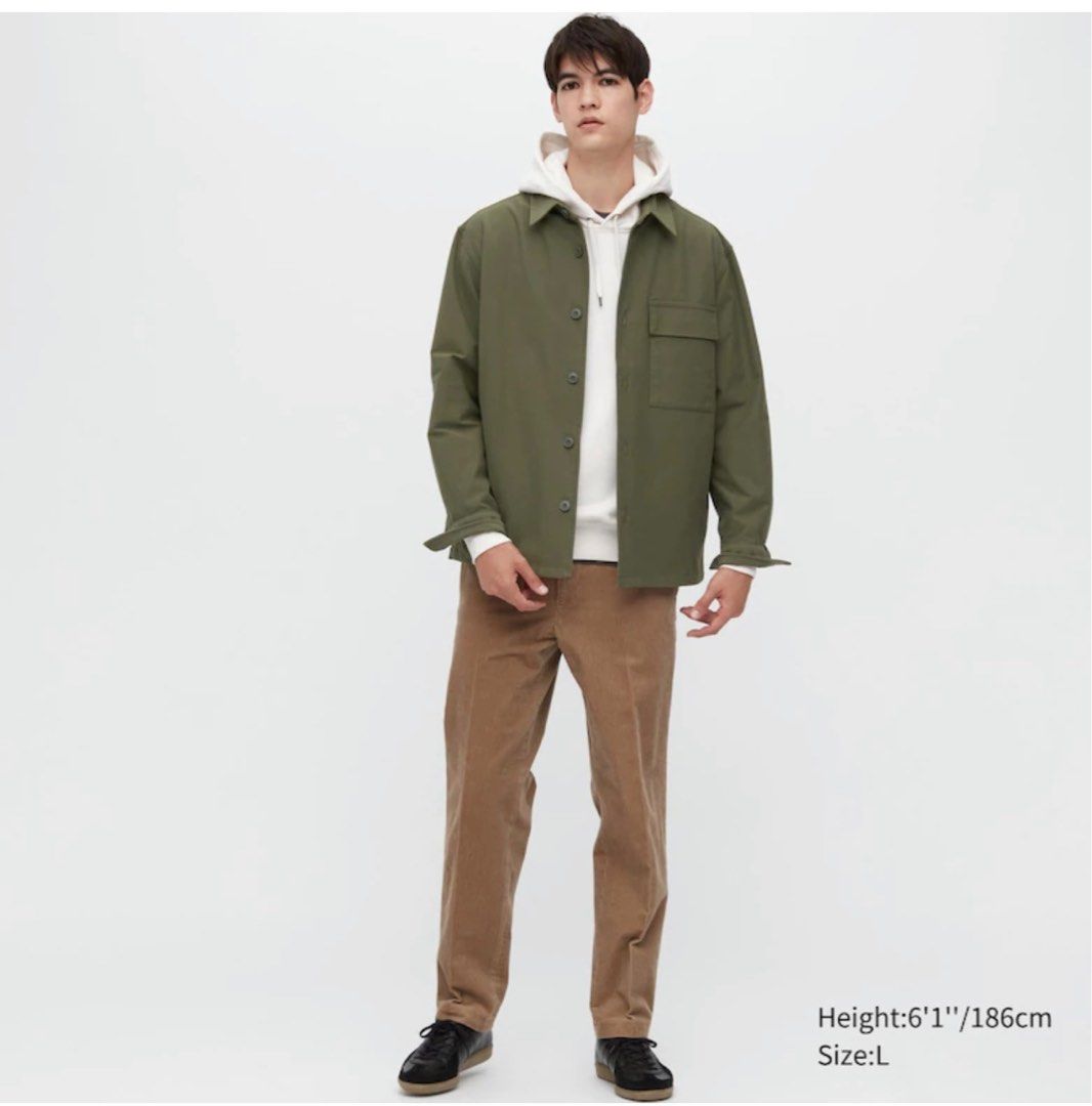 Uniqlo Overshirt Jacket (L), Men's Fashion, Coats, Jackets and ...