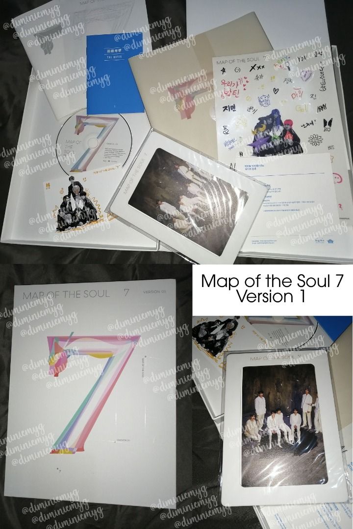 [Unsealed] BTS Map of the Soul: 7 - Version 1, Hobbies & Toys, Memorabilia & Collectibles, K ...