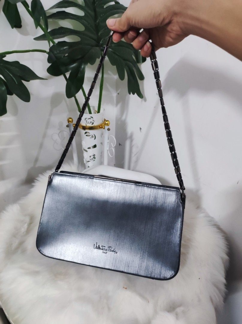Valentino Rudy Metallic Shoulder Bag, Women's Fashion, Bags & Wallets ...