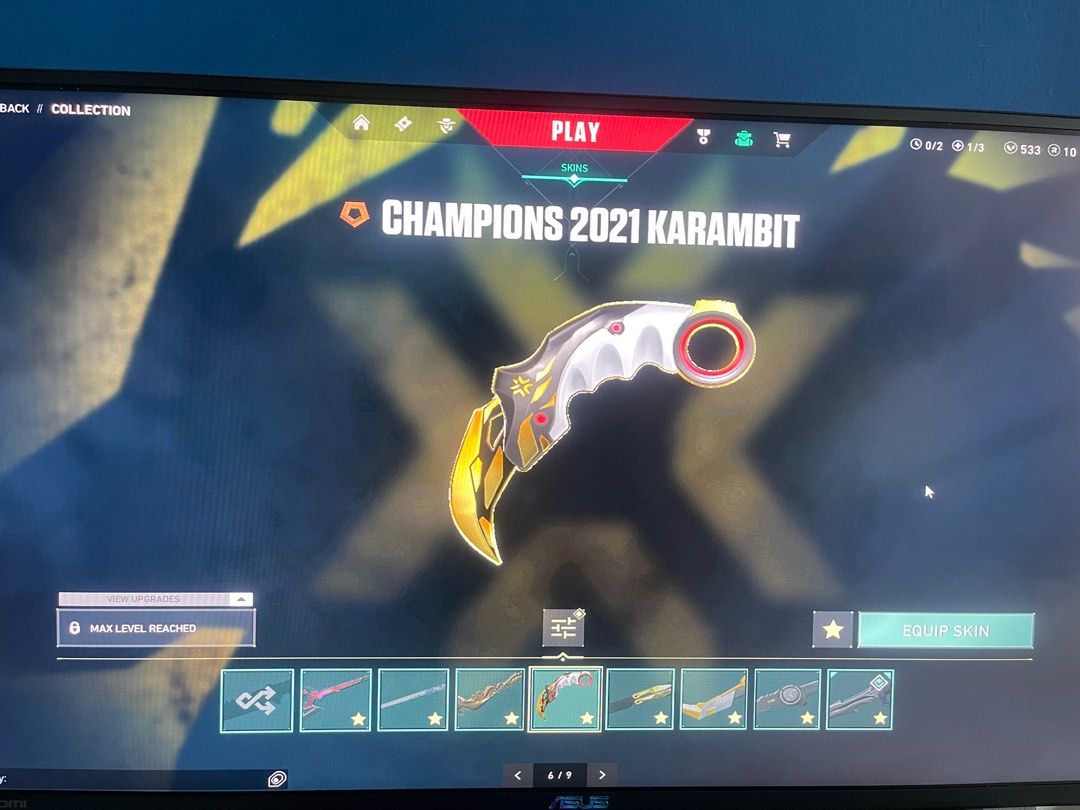 VALO rare find with champion bundle 21 and 22 very stack account ...