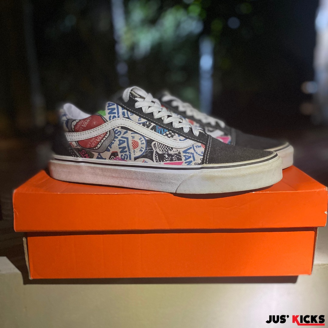 Vanz Old skool "Graffiti", Men's Fashion, Footwear, Sneakers on Carousell