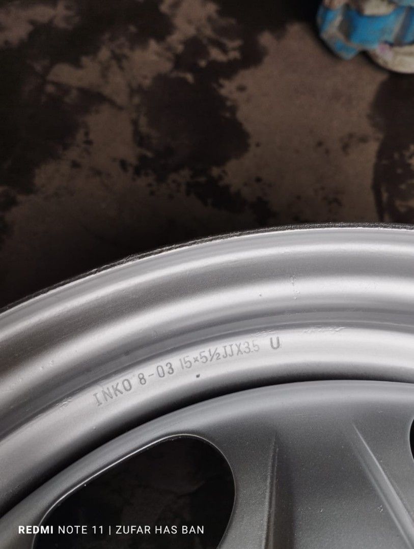 Velg Mobil kaleng besi daihatsu taruna, Aksesoris Mobil di Carousell