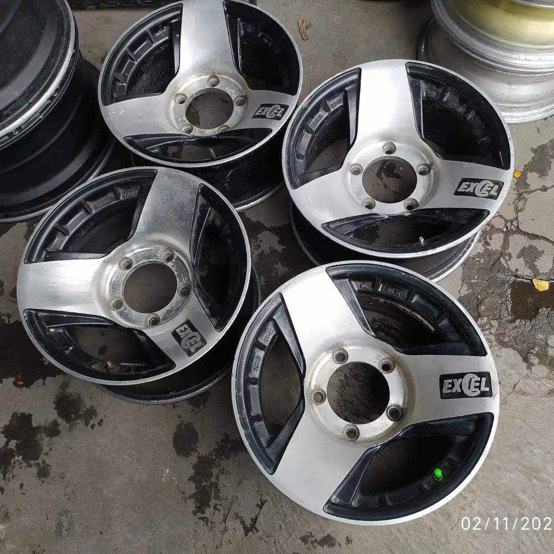 Velg mobil offroad suzuki katan Excel rally Ring 15 pcd 5x139.7 lobang ...