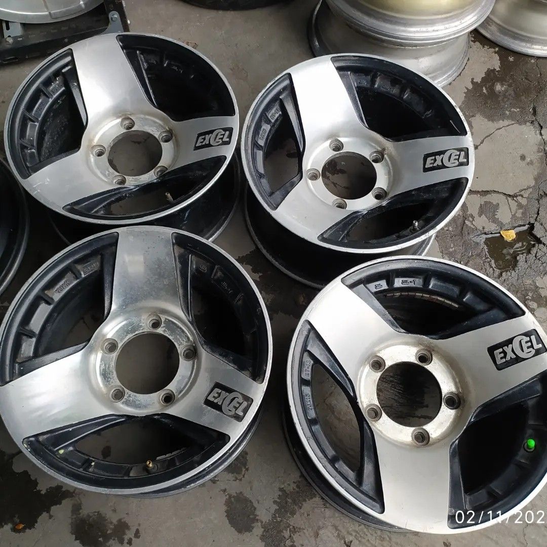 Velg mobil offroad suzuki katan Excel rally Ring 15 pcd 5x139.7 lobang ...