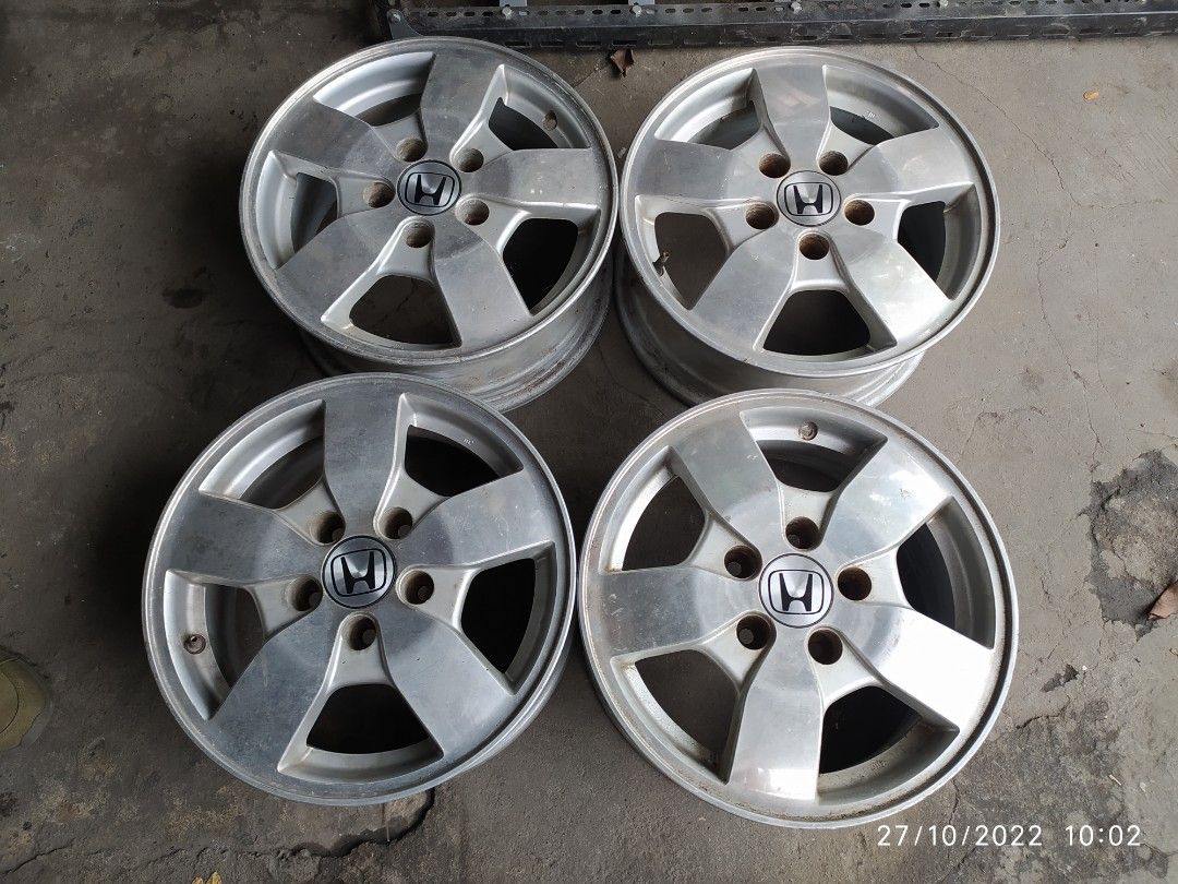 Velg Mobil original honda stream, Aksesoris Mobil di Carousell