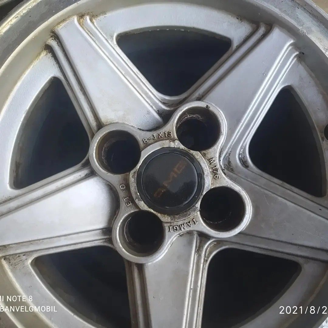 Velg Mobil original Retro amg penta Ring 13 pcd 4x100 lobang 4 lebar 8 ...