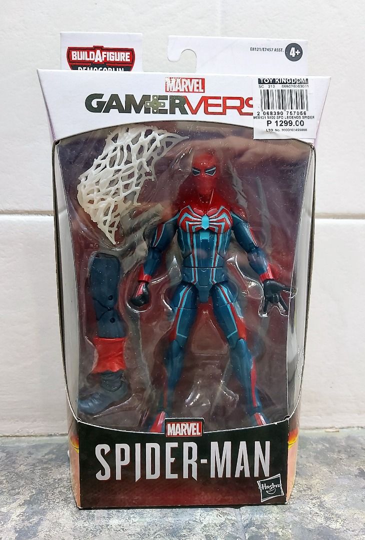 VELOCITY SUIT SPIDER-MAN - Marvel Legends Gamerverse BAF Demogoblin ...
