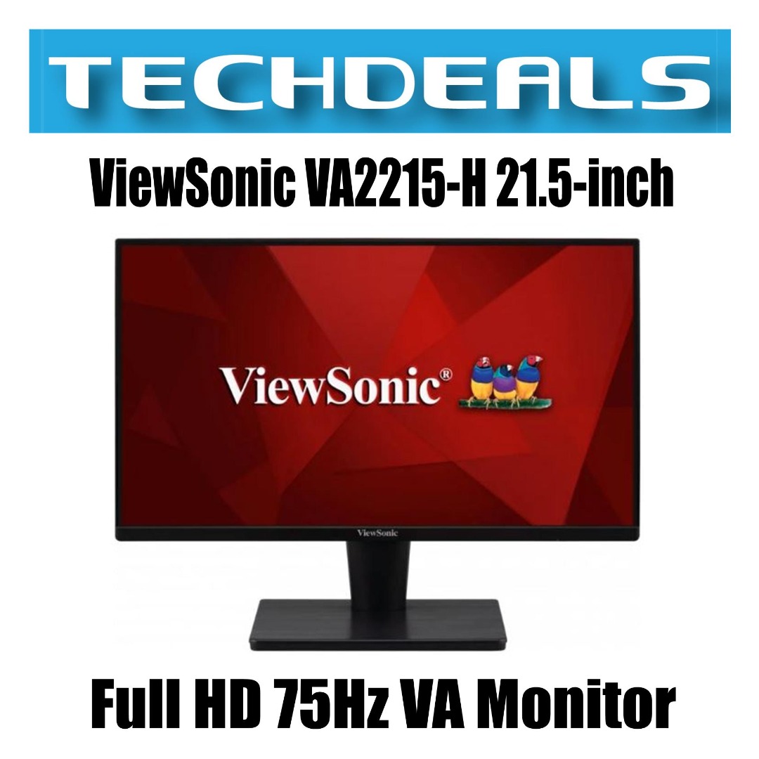 ViewSonic VA2215-H 21.5-inch Full HD 75Hz VA Monitor, Computers & Tech ...