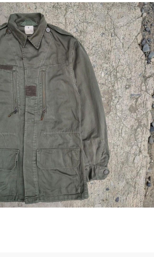 Vintage 80's French Army Covetra Merville Military Issue Jacket, Men's ...