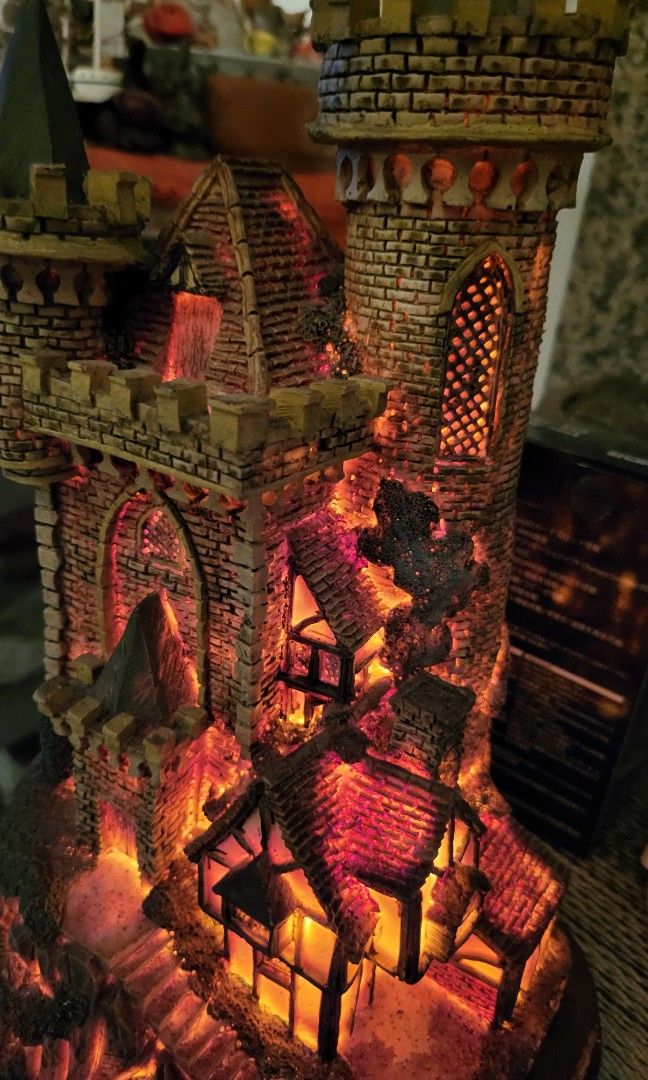 Vintage Castle lamp ceramic, Hobbies & Toys, Memorabilia & Collectibles ...