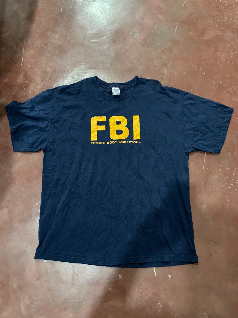 Vintage FBI Female ImBody Inspector Statement shirt, Men's Fashion ...