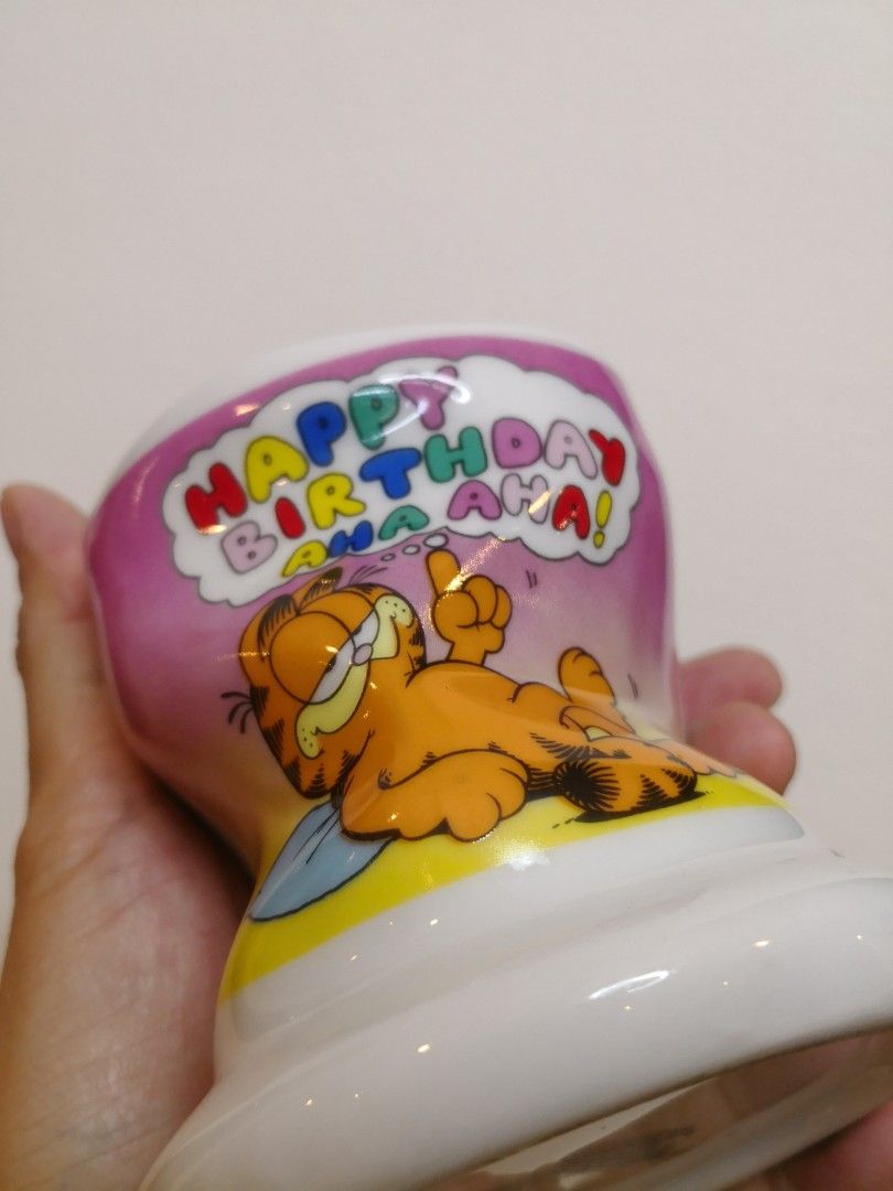 Vintage Garfield Cup 1978 United Feature Syndicate Inc Happy Birthday ...