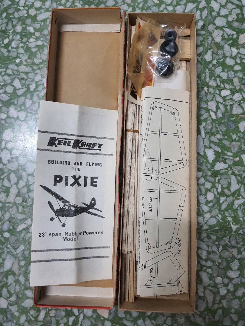 Vintage Keil Kraft Pixie Scale Model, Hobbies & Toys, Toys & Games on ...