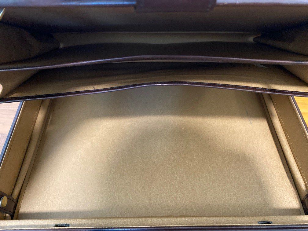 Vintage Liberty Brown Briefcase, Men's Fashion, Bags, Briefcases on ...