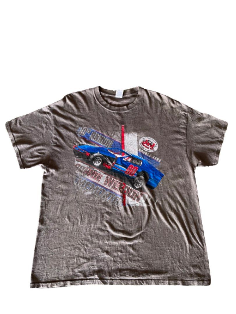 Vintage NASCAR Dirt Racing Tee Ronnie Weedon, Men's Fashion, Tops ...