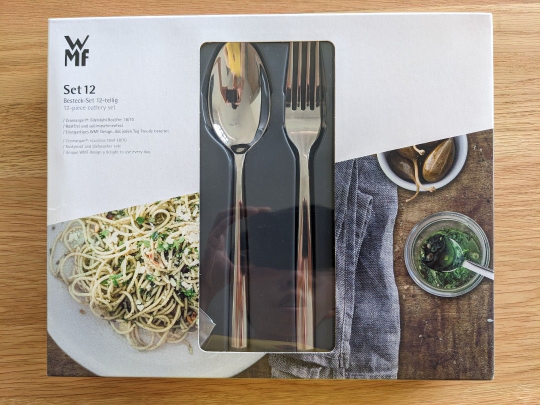 WMF 12-piece cutlery set, Furniture & Home Living, Kitchenware ...