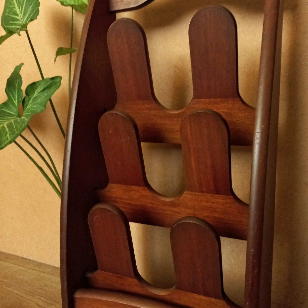 Wooden slipper rack, Furniture & Home Living, Home Improvement ...