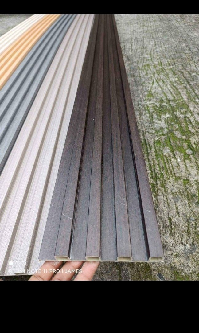 Wpc wall cladding panel, Commercial & Industrial, Construction & Building Materials on Carousell