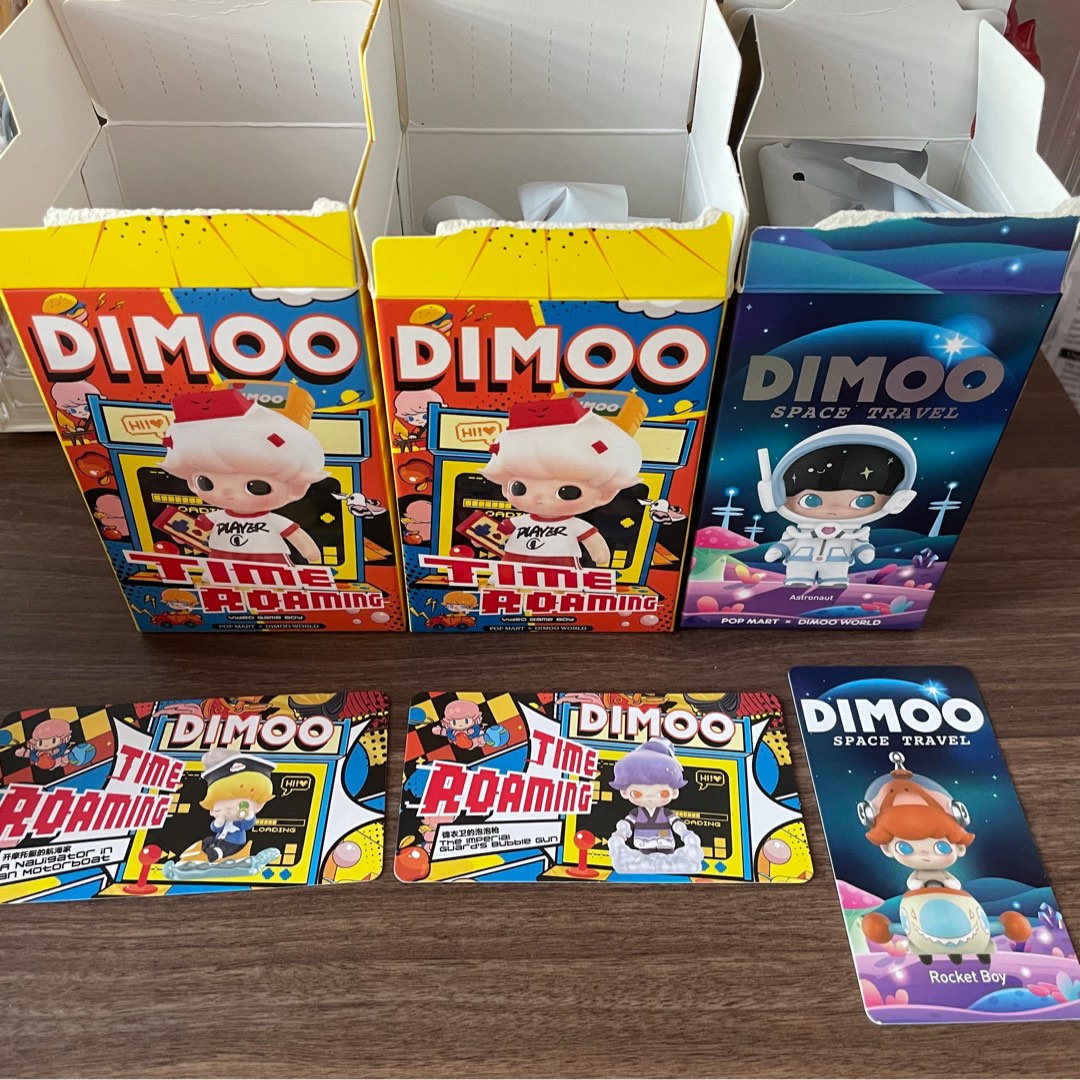 WTS POPMART DIMOO TIME ROAMING / SPACE TRAVEL, Hobbies & Toys, Toys ...