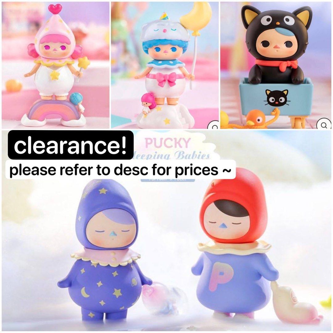 [WTS/WTT] Pucky Clearance POPMART POP MART Blind box figure sleeping ...