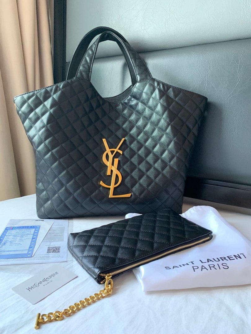 YSL icare Maxi Caviar , Luxury, Bags & Wallets on Carousell