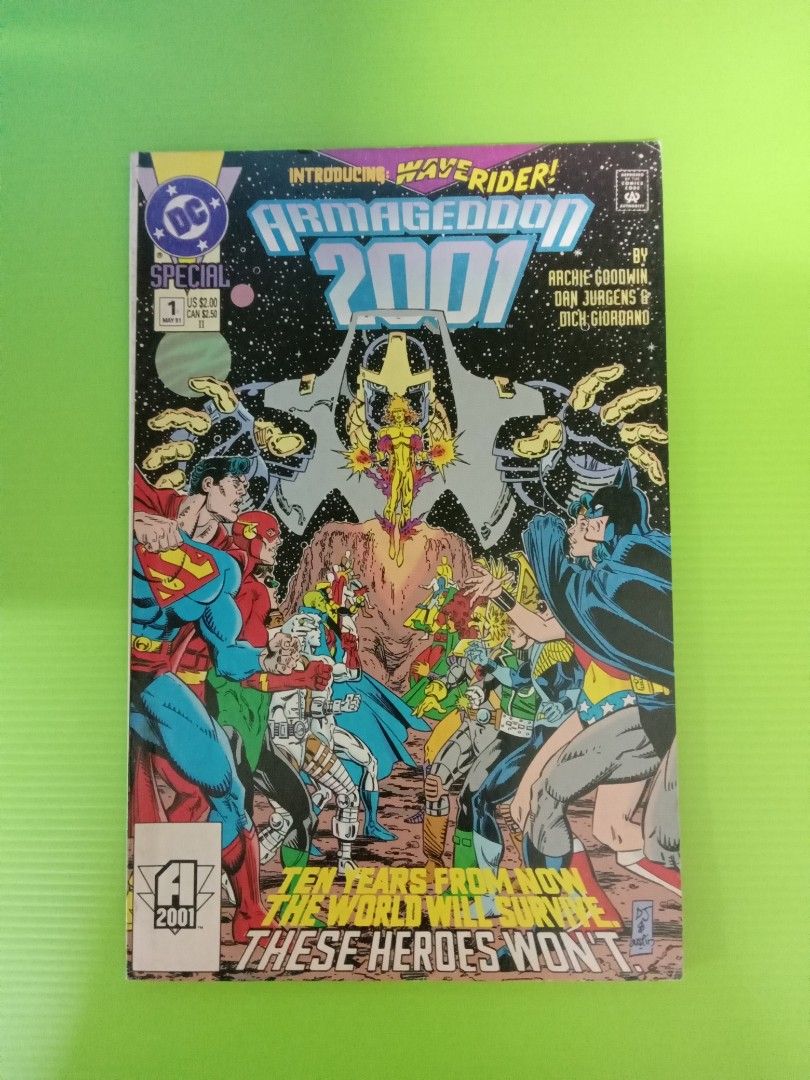 1st app Waverider ( Mathew Ryder, Superhuman ) Armageddon 2001 #1 ( Dan ...