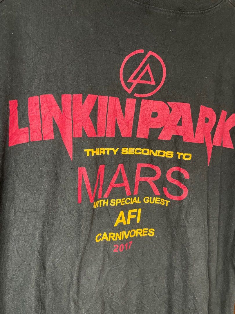 2017 Linkin Park Tour Bootleg, Men's Fashion, Tops & Sets, Tshirts ...