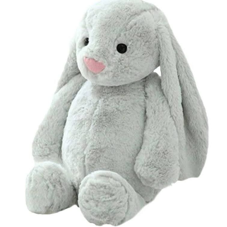 30cm Grey Gray Rabbit Bunny Plush Plushie Stuffed Toy, Babies & Kids ...