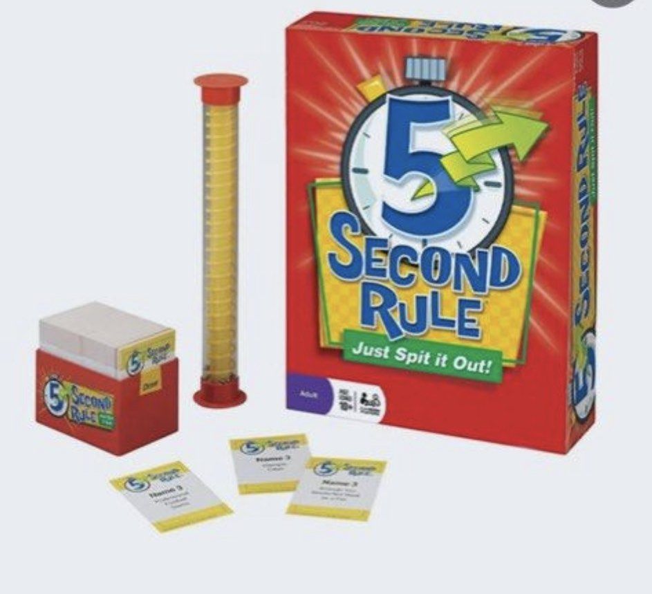 5 second rule board game, Hobbies & Toys, Toys & Games on Carousell