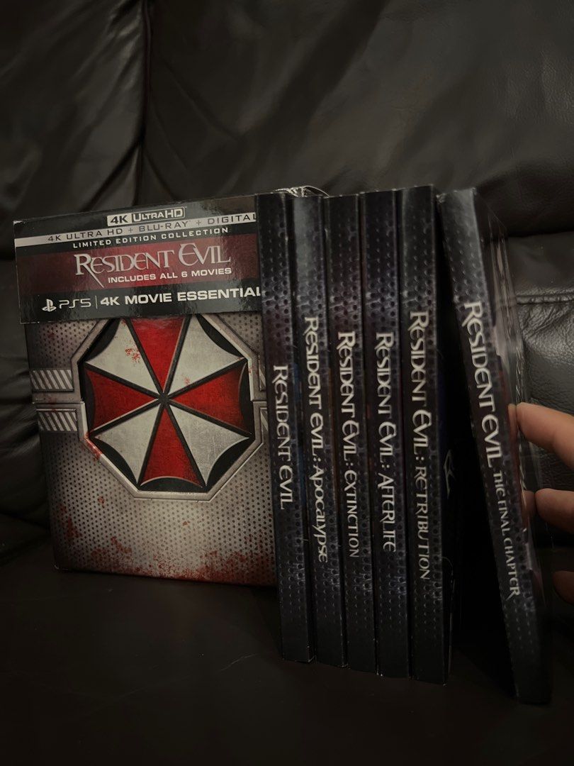 (6films)(4K) Resident Evil 6-Movie Collection - 4K UHD Ultra HD Blu-ray ...