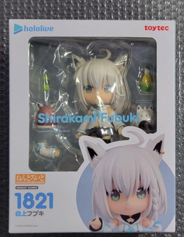 [日版現貨] 白上吹雪 figma 1821 hololive vtuber 白上フブキ ねんどろいど, 興趣及遊戲, 玩具 & 遊戲類 ...