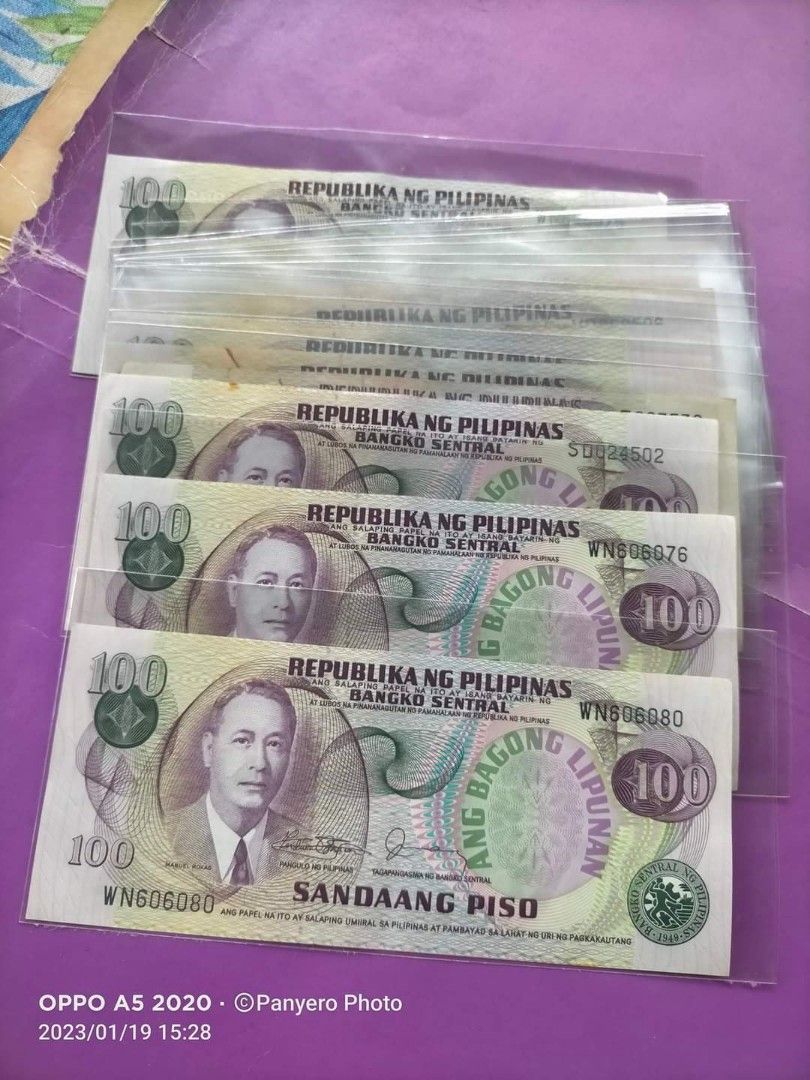 ABL 100 PESOS UNCIRCULATED, Hobbies & Toys, Memorabilia & Collectibles ...