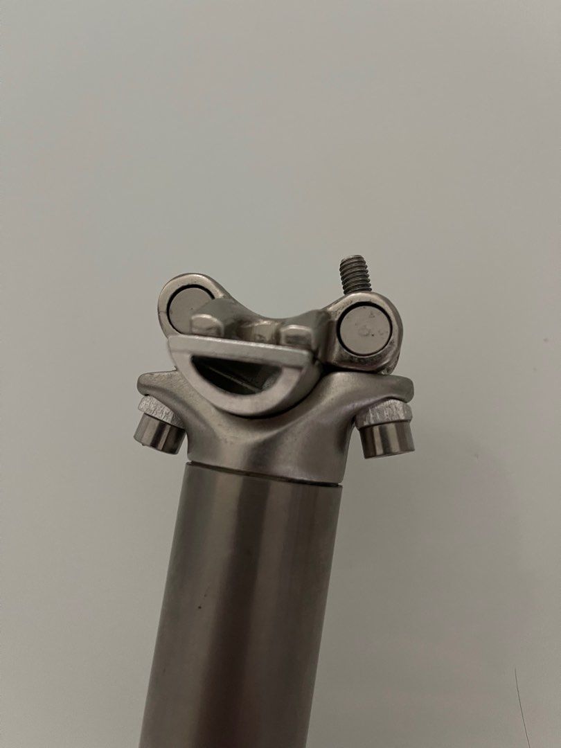 Aceoffix titanium seatpost for Brompton 3Sixty, Sports Equipment, Bicycles & Parts, Parts ...