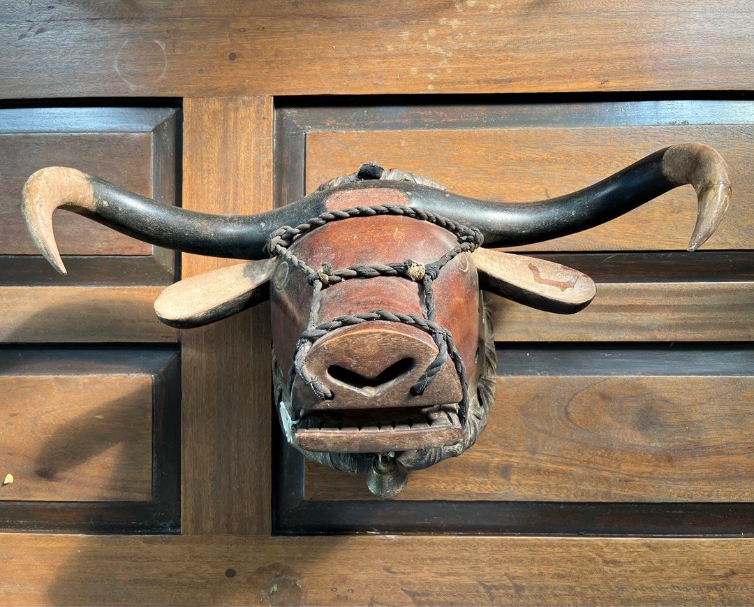 African Buffalo Head Mask - Rare Antique Piece, Hobbies & Toys ...