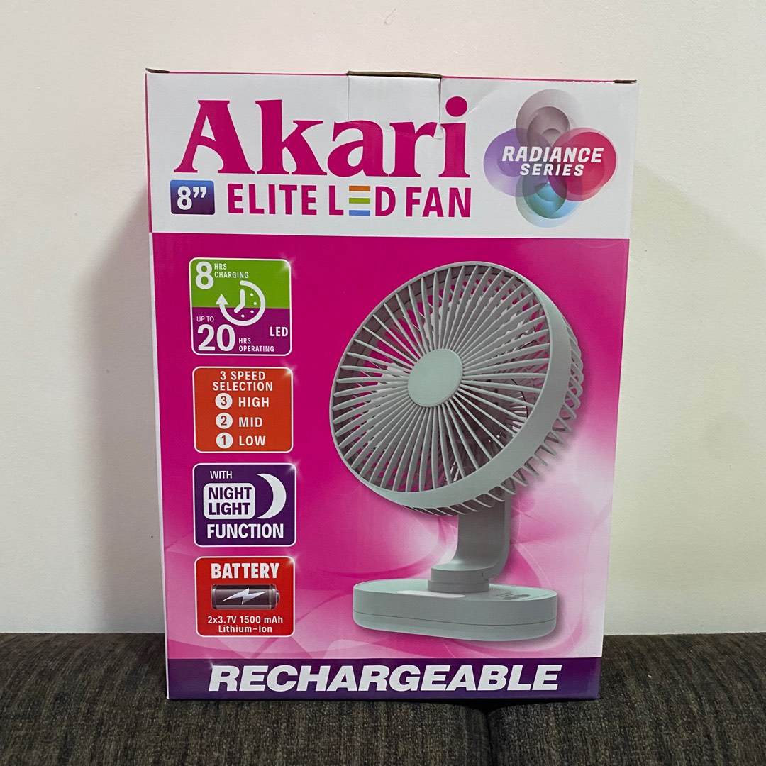 Akari LED Elite Fan, Furniture & Home Living, Lighting & Fans, Fans on ...