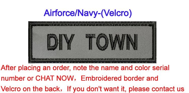 Army/ Navy/ Airforce Name Tag ILBV Name Logo Embroidery Tag, Hobbies ...