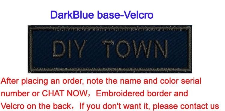 Army/ Navy/ Airforce Name Tag ILBV Name Logo Embroidery Tag, Hobbies ...