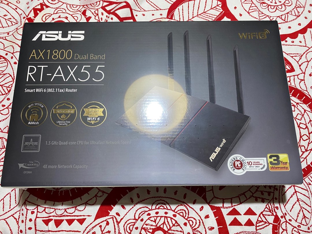 Asus AX55, Computers & Tech, Parts & Accessories, Networking on Carousell