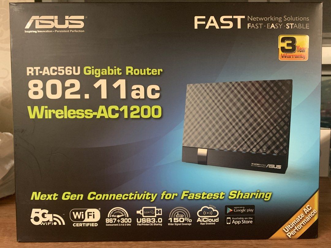 Asus Rt Ac U Ac Wireless Router Computers Tech Parts Accessories Networking On Carousell