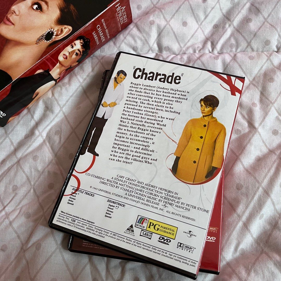 Audrey Hepburn DVDs (Roman Holiday & Charade), Hobbies & Toys, Music ...
