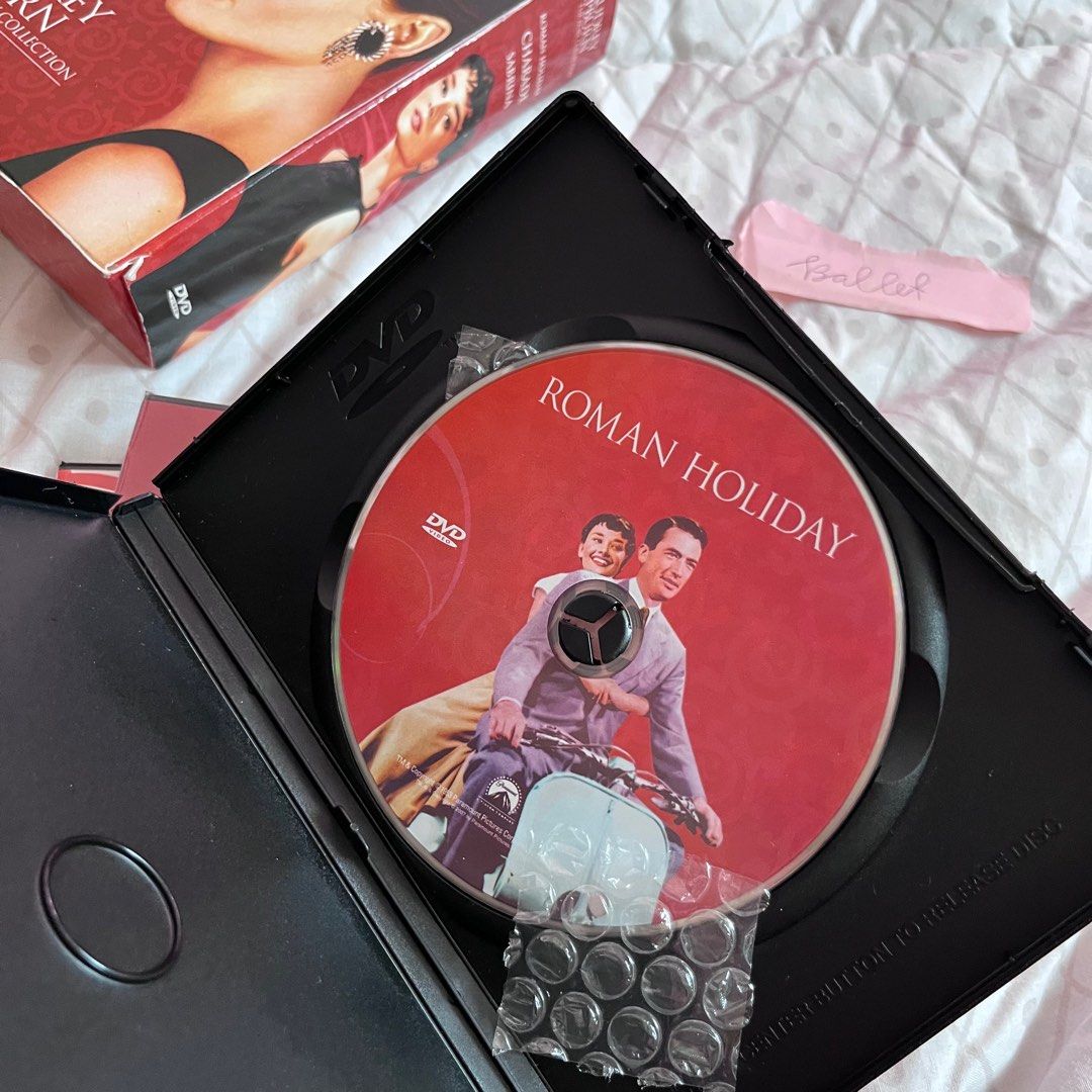 Audrey Hepburn DVDs (Roman Holiday & Charade), Hobbies & Toys, Music ...