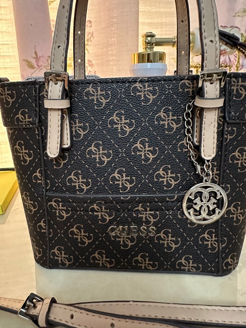 Authentic Guess monogram bag, Women's Fashion, Bags & Wallets, Shoulder ...