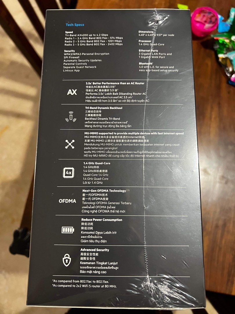 Ax Linksys Velop Wifi 6 Whole Home Mesh System Computers And Tech Parts And Accessories