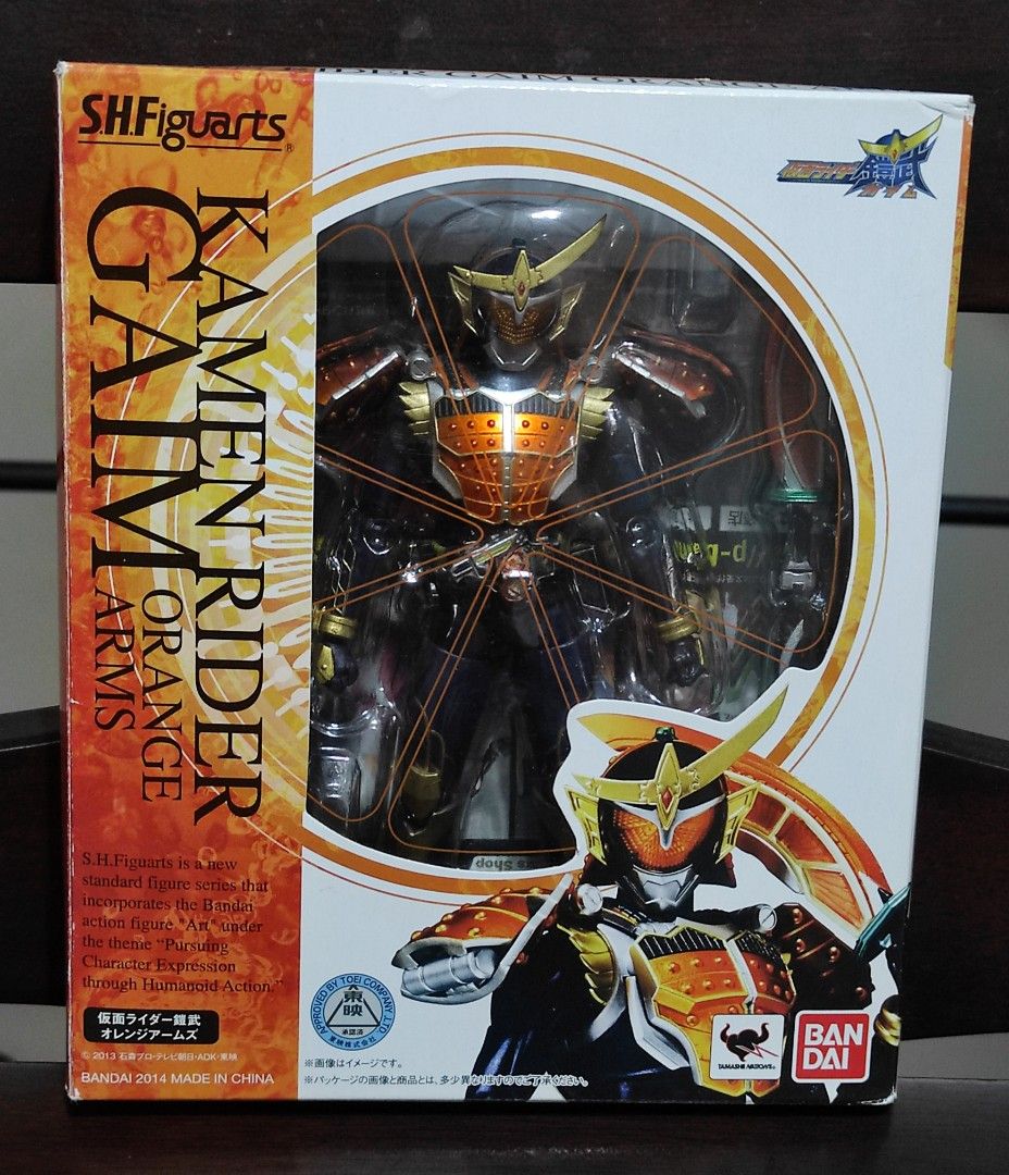 Bandai SHFiguarts Kamen Rider Gaim Orange Arms Figure, Hobbies & Toys ...